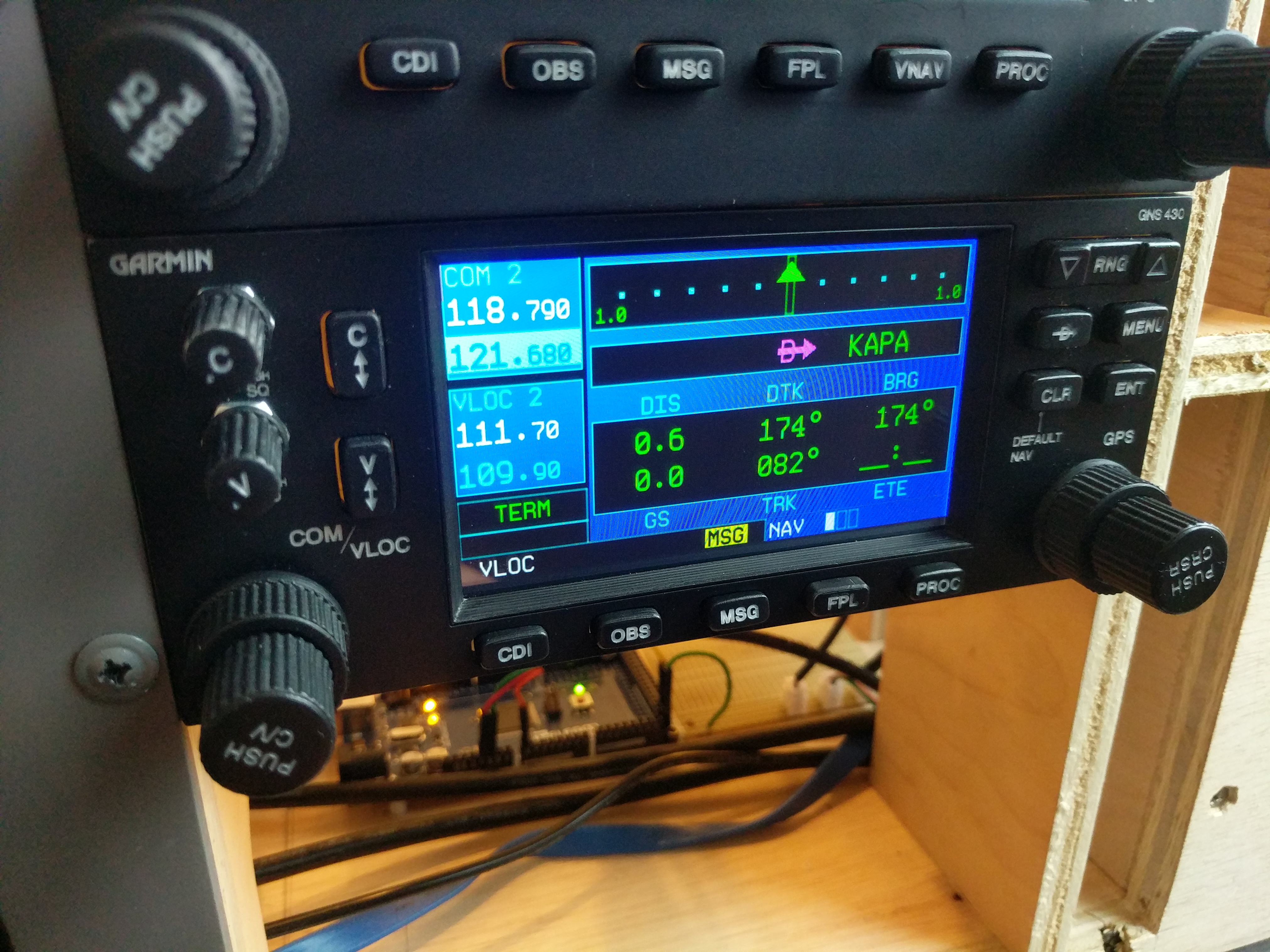 Avionics Stack - Cessna 172 Flight Simulator Panel